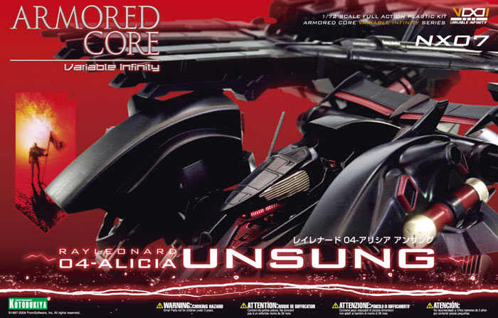 Kotobukiya 1/72 Armored Core Variable Infinity Rayleonard 04-Aaliyah Unsung Full Package Version ...